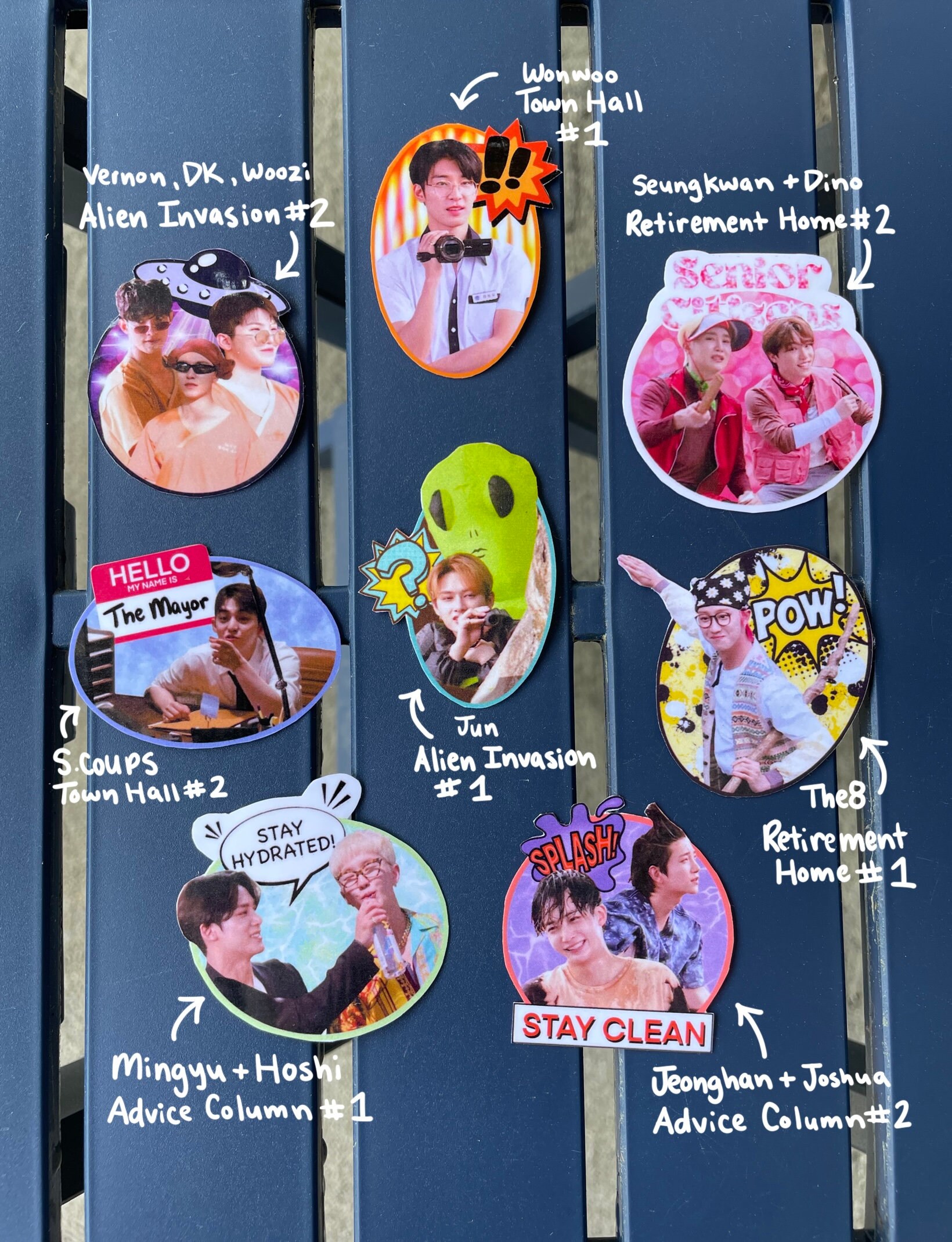 SEVENTEEN Kpop Stickers GOING SEVENTEEN - Etsy
