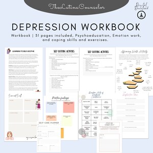 Depression Therapy Worksheets, Therapy Resources, Specific Symptomology ...