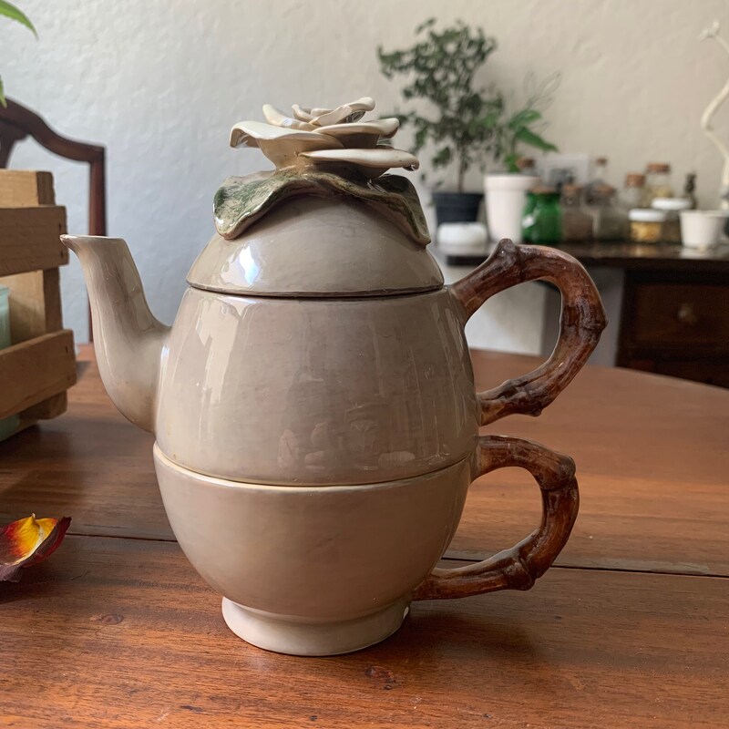 Cottagecore Tea Pot - Etsy