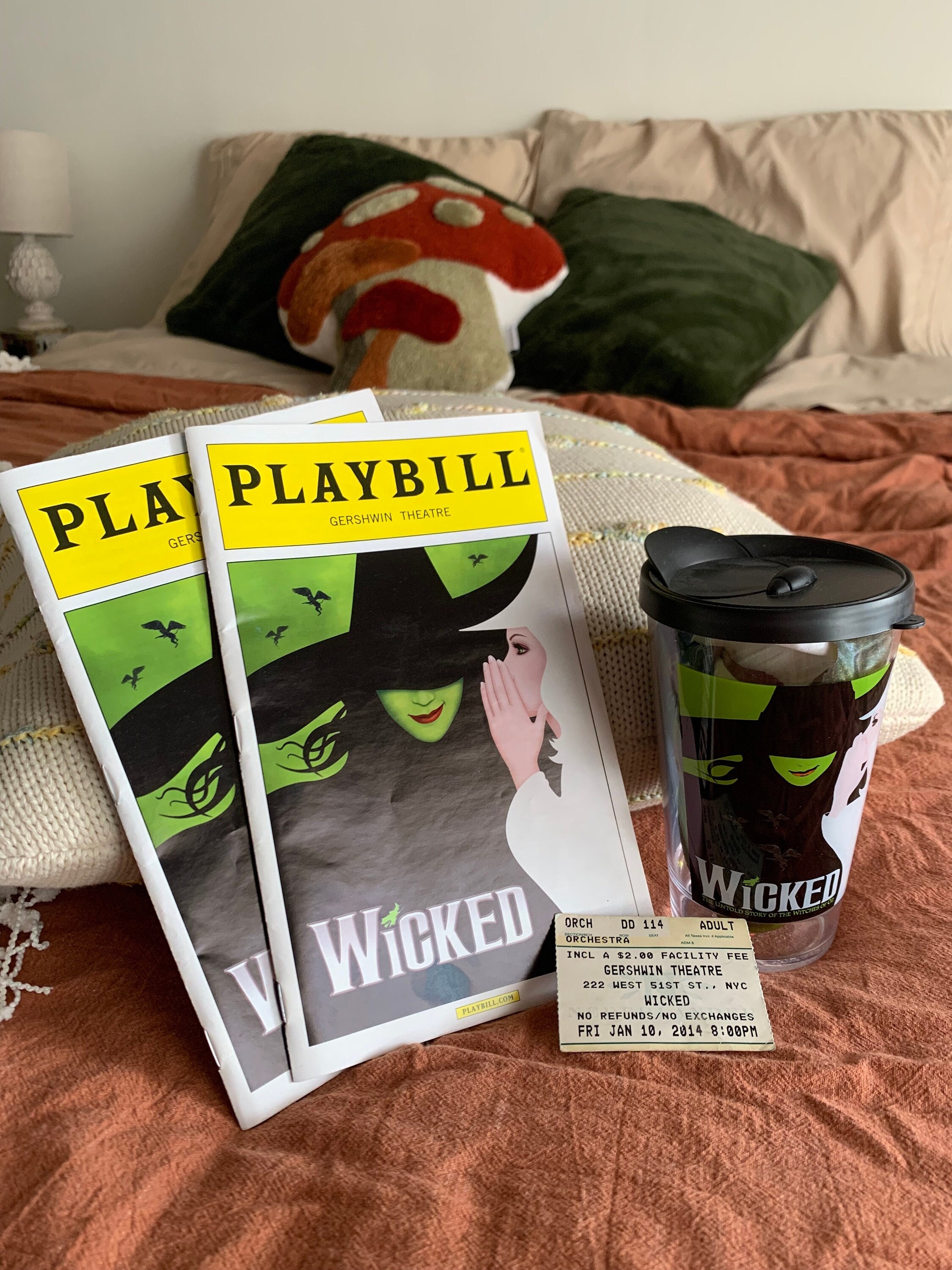 Wicked Playbill Inside