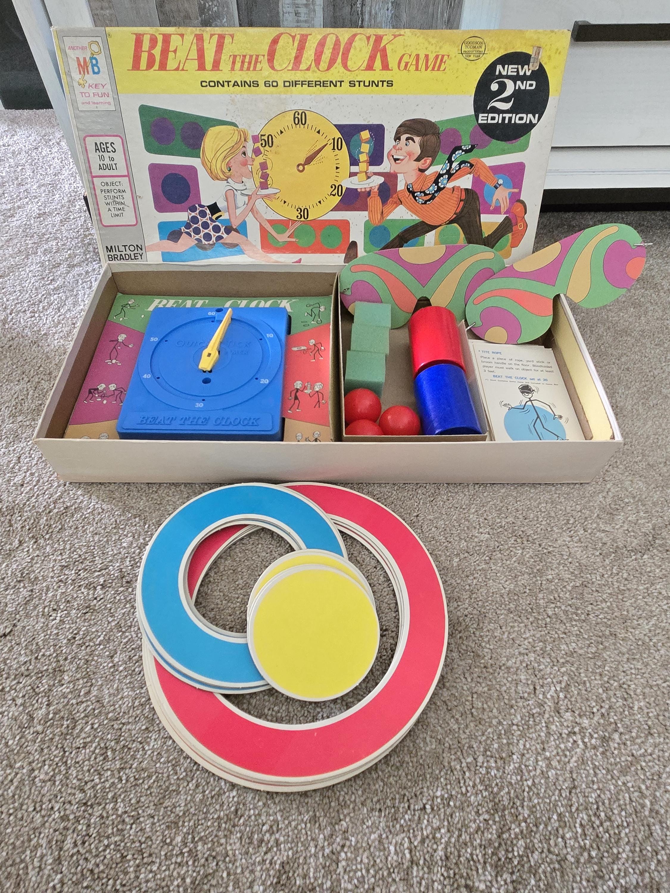 Beat the Clock Game Milton Bradley 2nd Edition 1969 - Etsy