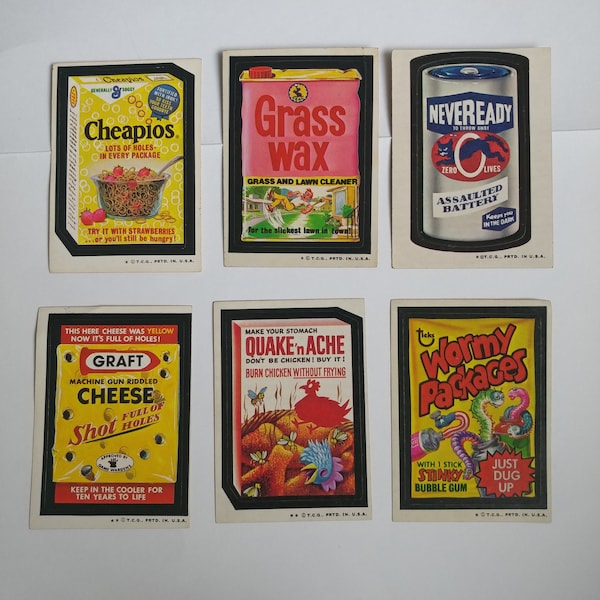 1970s Wacky Stickers - Etsy