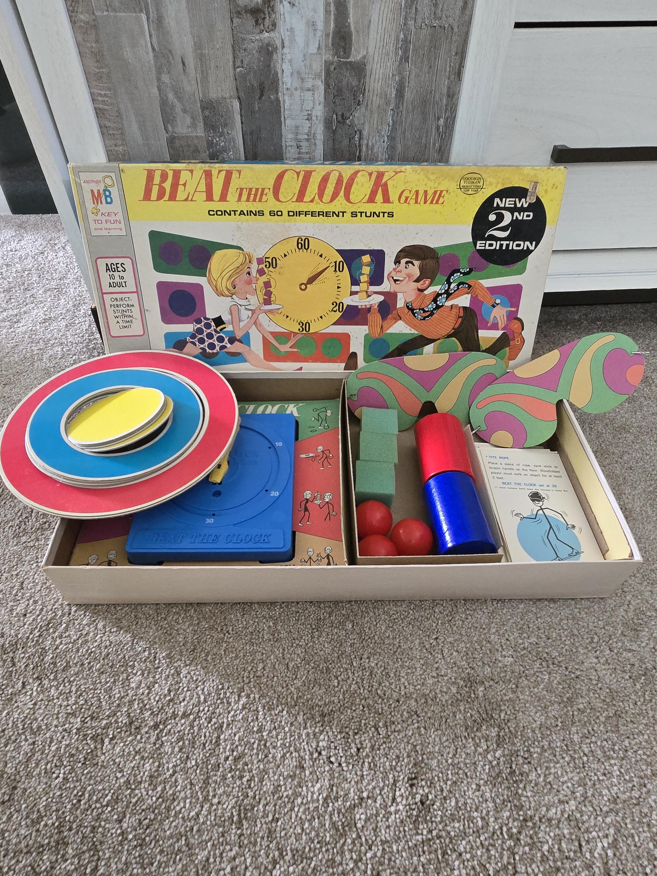 Beat the Clock Game Milton Bradley 2nd Edition 1969 - Etsy