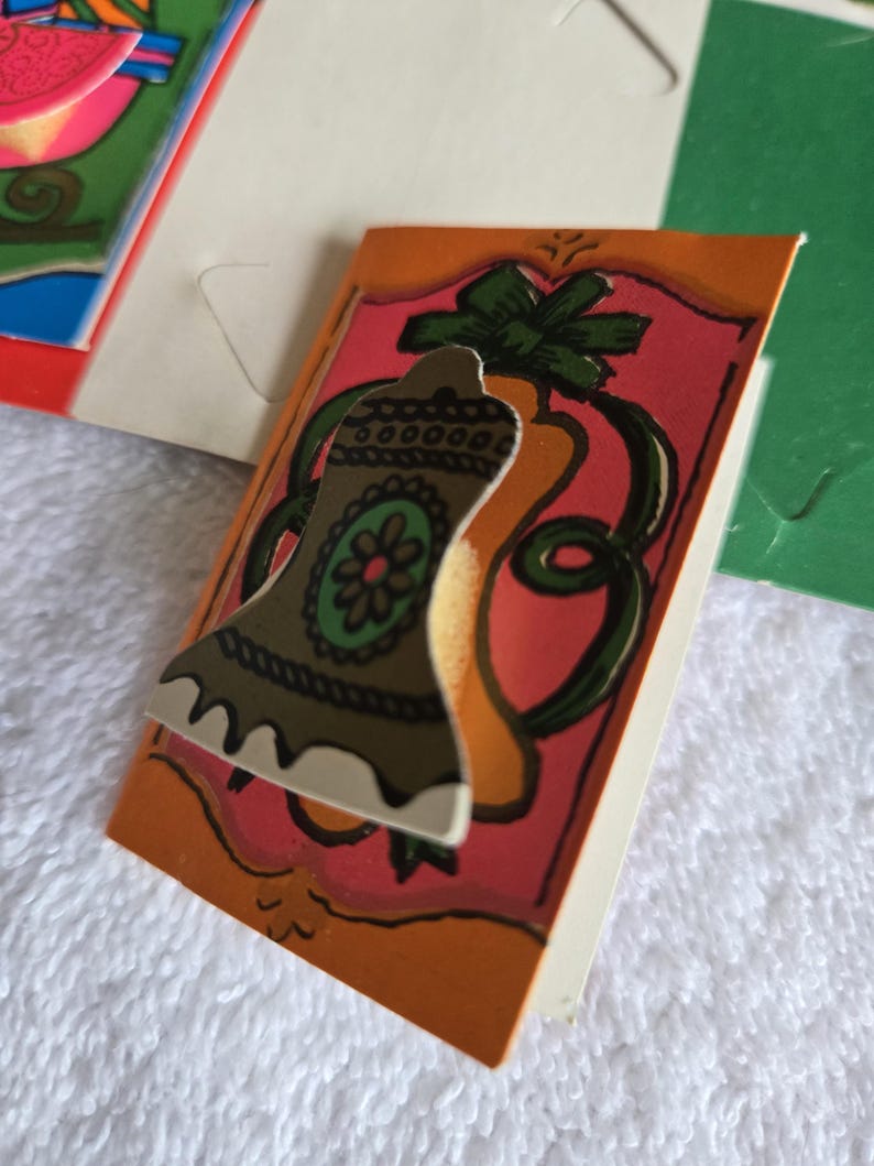 Three Dimensional Holiday Gift Package Cards Vintage Set of 11 Tie on ...