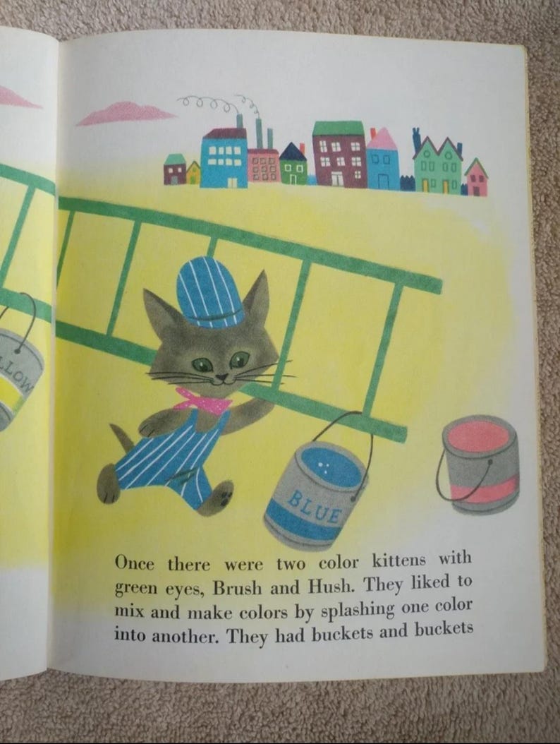 The Color Kittens Vintage Children's Book 1958 Edition - Etsy