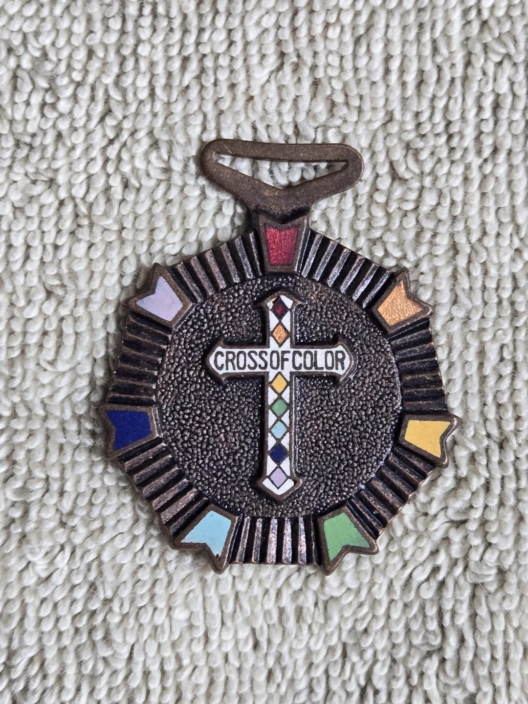 Cross of Color Masonic Order of the Rainbow for Girls Vintage Award ...