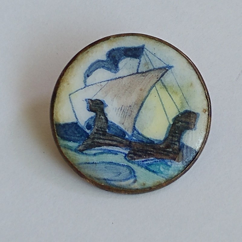 Viking Ship Pin - Etsy