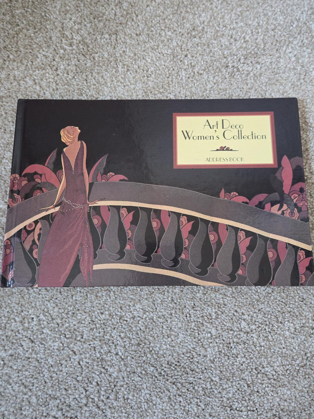 Art Deco Style Address Book Vintage 1990s - Etsy