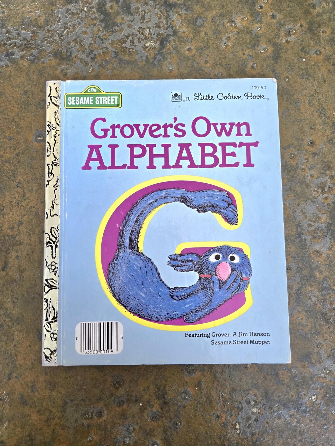Sesame Street Vintage Abc's Book Grover's Own Alphabet 1978 Edition - Etsy