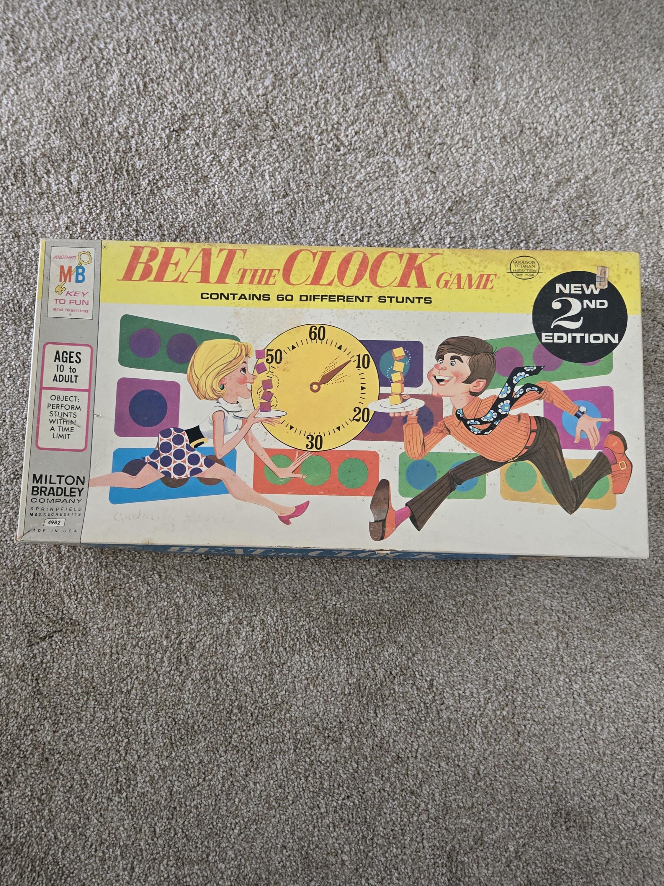 Beat the Clock Game Milton Bradley 2nd Edition 1969 - Etsy