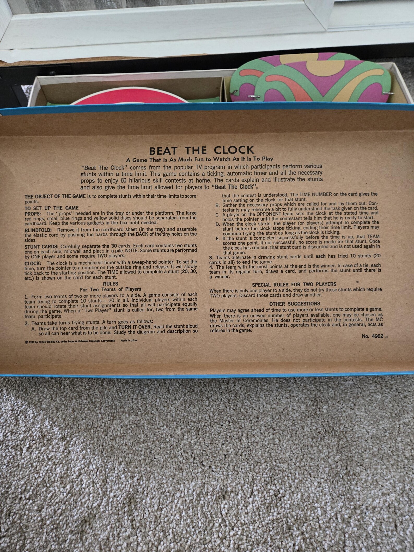 Beat the Clock Game Milton Bradley 2nd Edition 1969 - Etsy