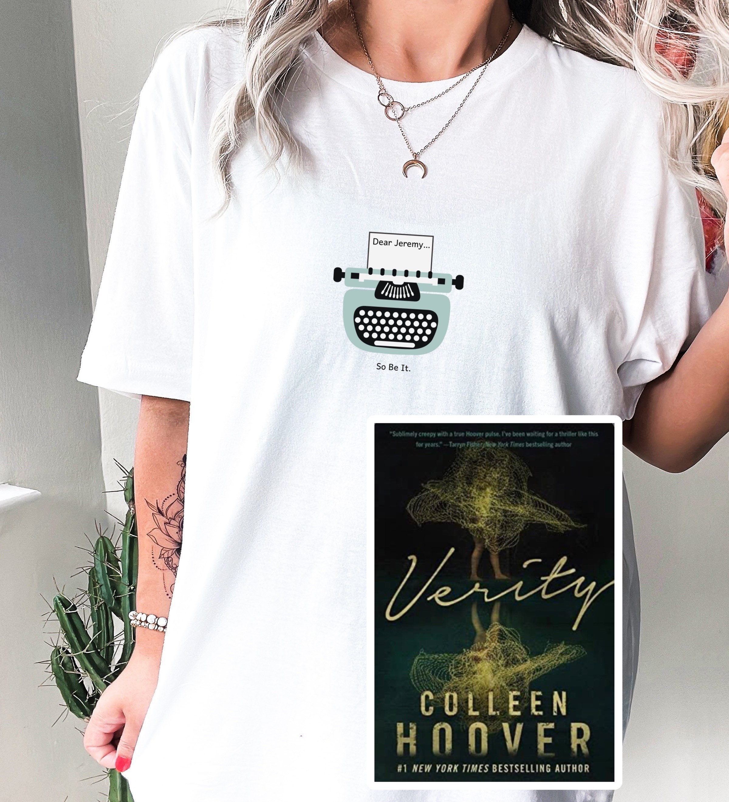 Dear Jeremy Verity so Be It Manuscript Letter Tshirt - Etsy