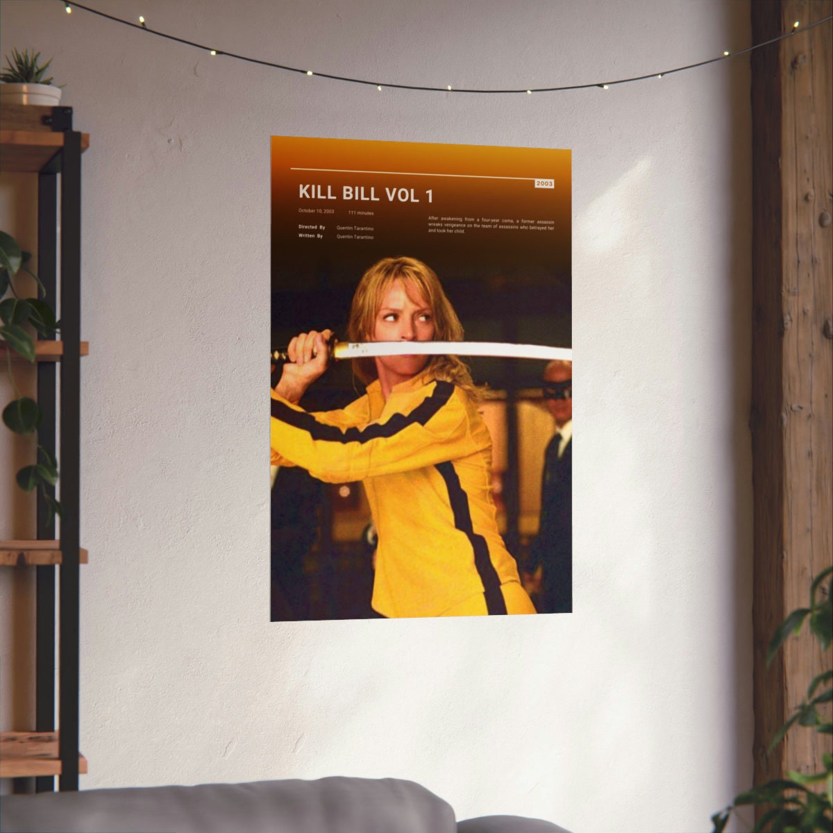 Kill Bill Movie Posters, Hatori Hanzo Art Prints, Kill Bill Room Decor ...