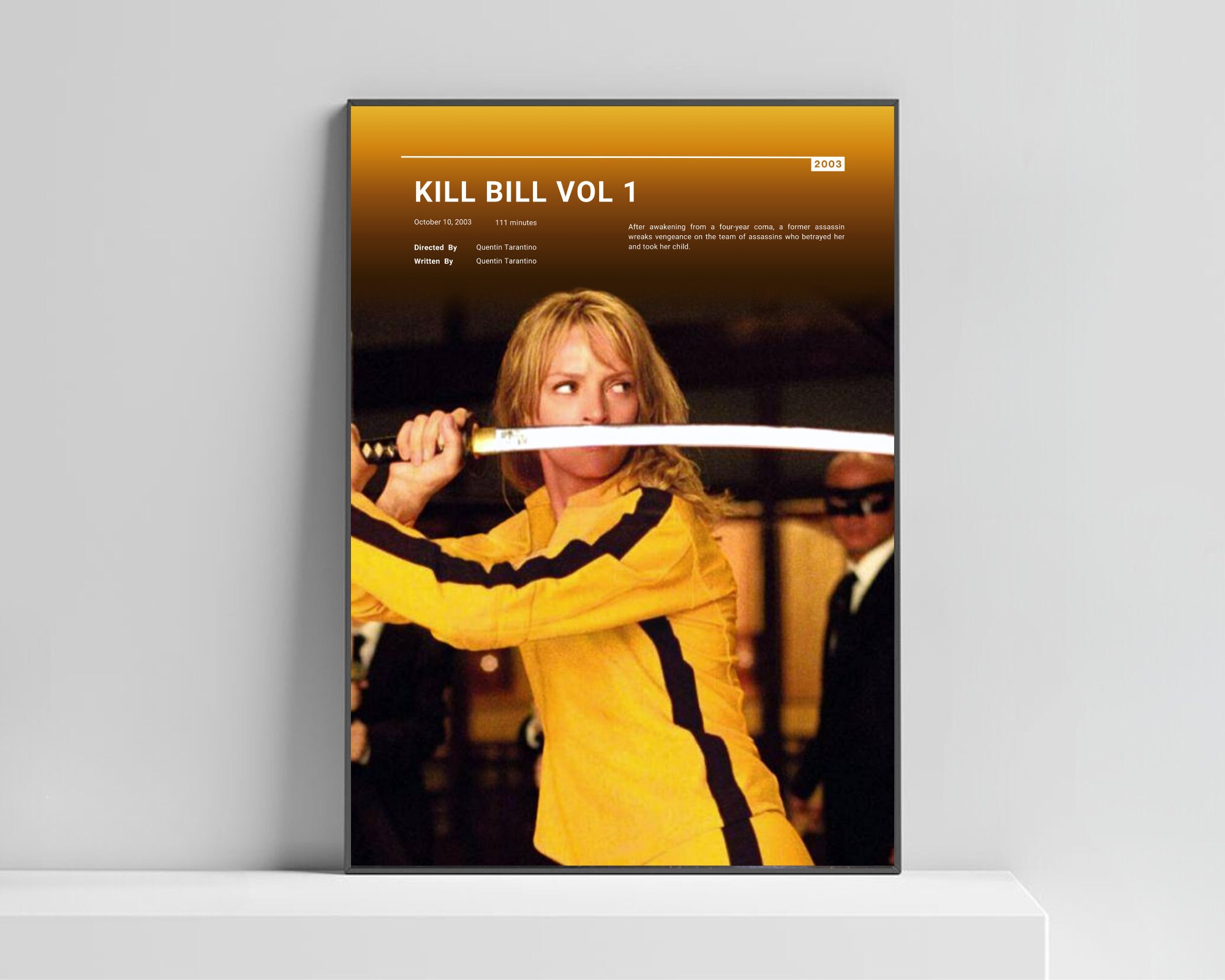Kill Bill Movie Posters, Hatori Hanzo Art Prints, Kill Bill Room Decor ...