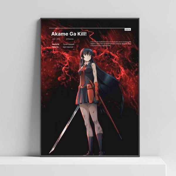 Akame Ga Kill - Etsy