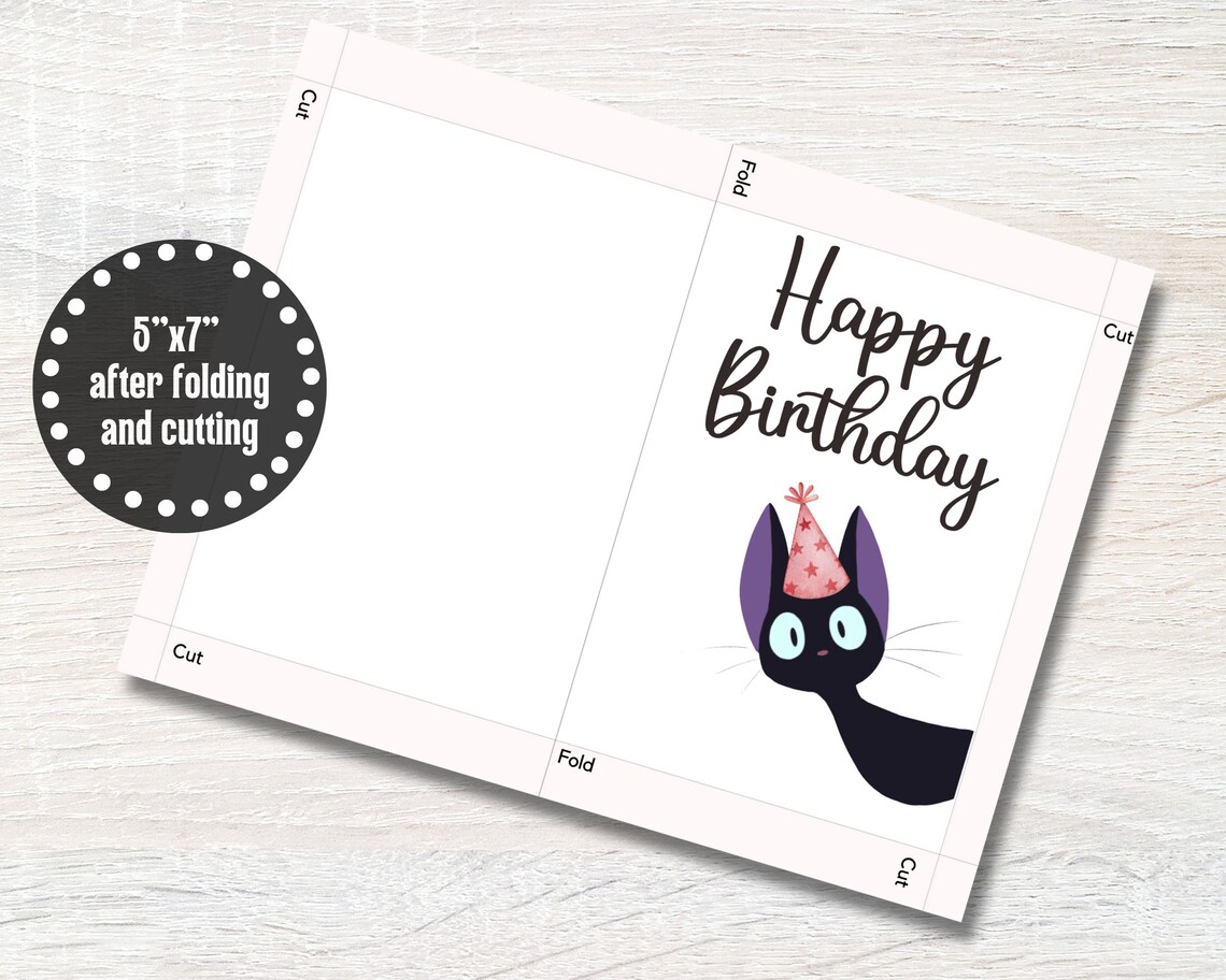 Printable Birthday Card, Downloadable Birthday Card, Birthday Card ...