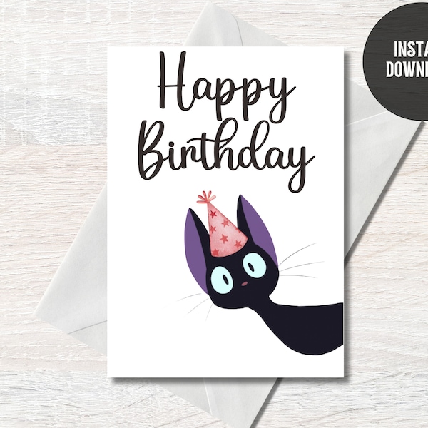 Studio Ghibli Birthday Card - Etsy