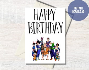 Printable Birthday Card, Downloadable Birthday Card, Birthday Card ...