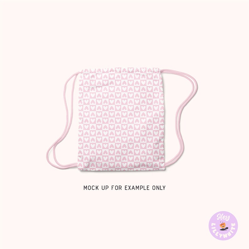 Light Pink and White Checkered Pattern, Valentines Day Hearts Seamless Repeating Pattern, Checks ...