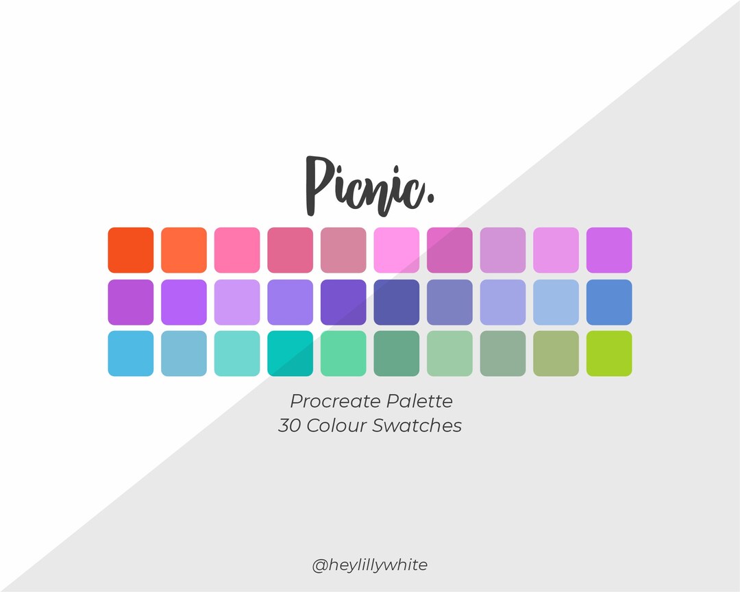 Procreate Colours Kawaii Colour Palette Procreate Swatches Ipad Palette Procreate Digital