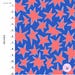 Hand-drawn Stars Seamless Pattern, Red and Blue Stars Pattern ...