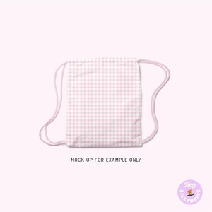 Light Pink Gingham Seamless Pattern for Fabric Printing or Paper ...