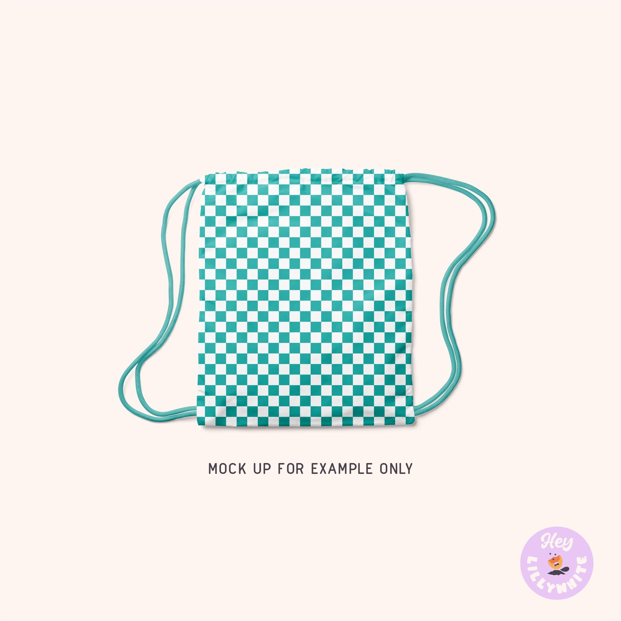 Teal and White Checkered Pattern, Teal Checkered Print, Seamless ...