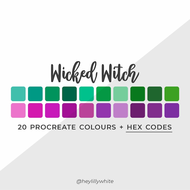 Witch Color Palette - Etsy