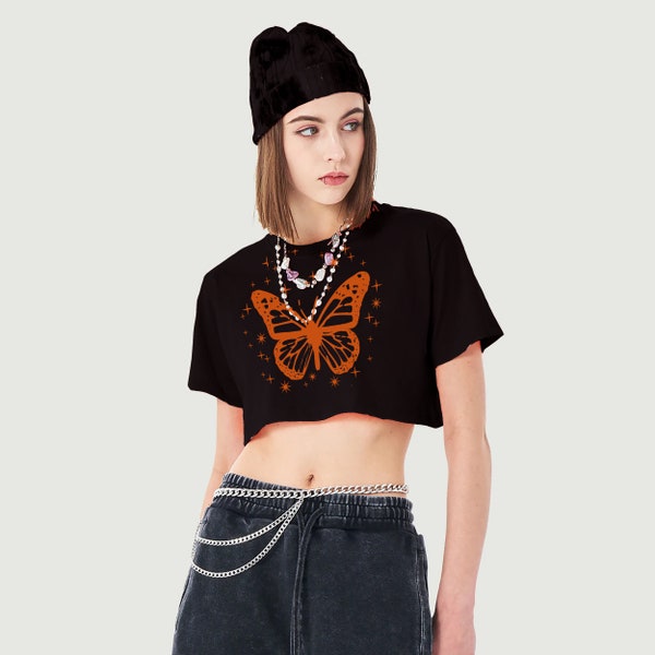 Midriff Crop Top - Etsy
