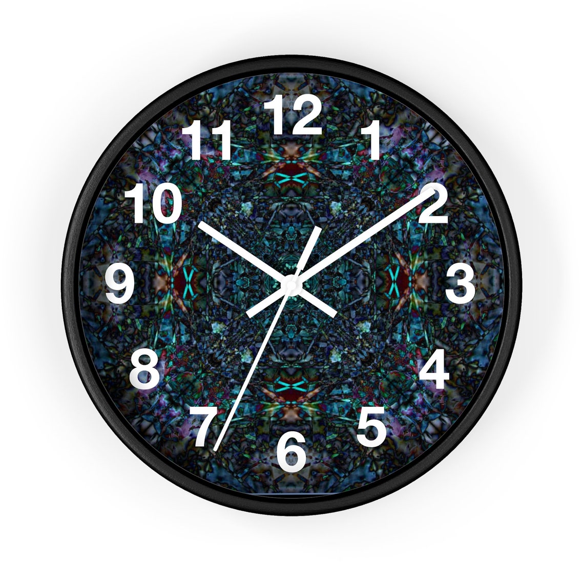 Wall Clock Geometric Original Design Clock Kitchen Boho Cottage Core - Etsy