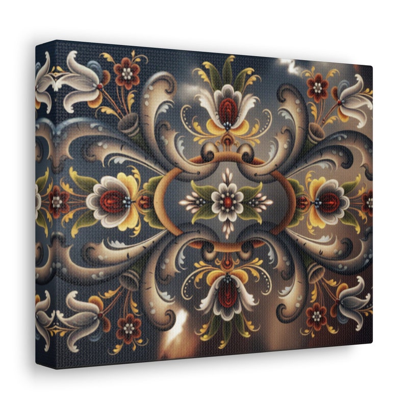 Rosemaling Wall Art - Etsy