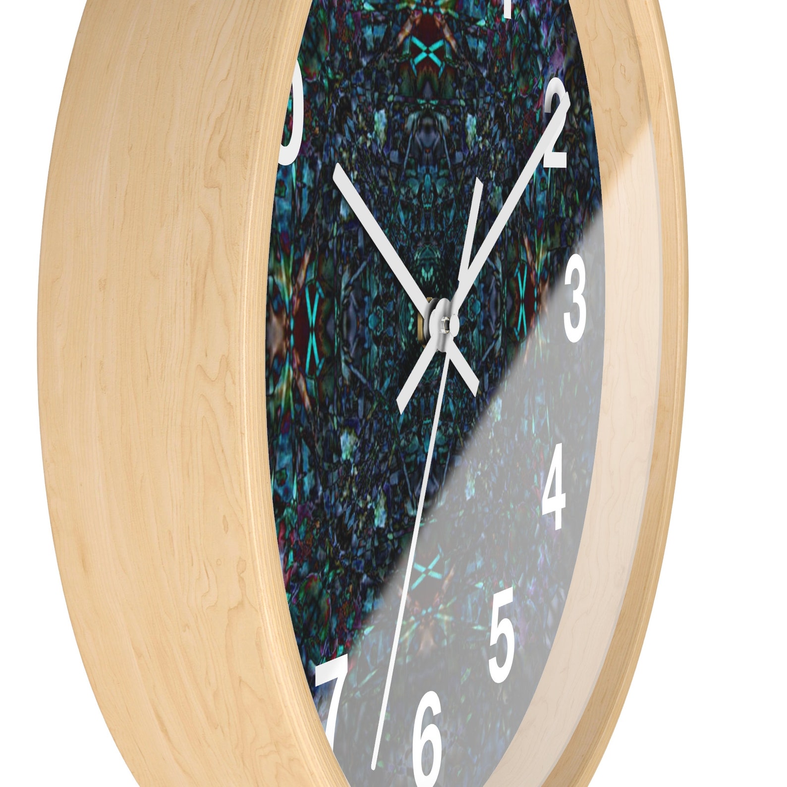 Wall Clock Geometric Original Design Clock Kitchen Boho Cottage Core - Etsy