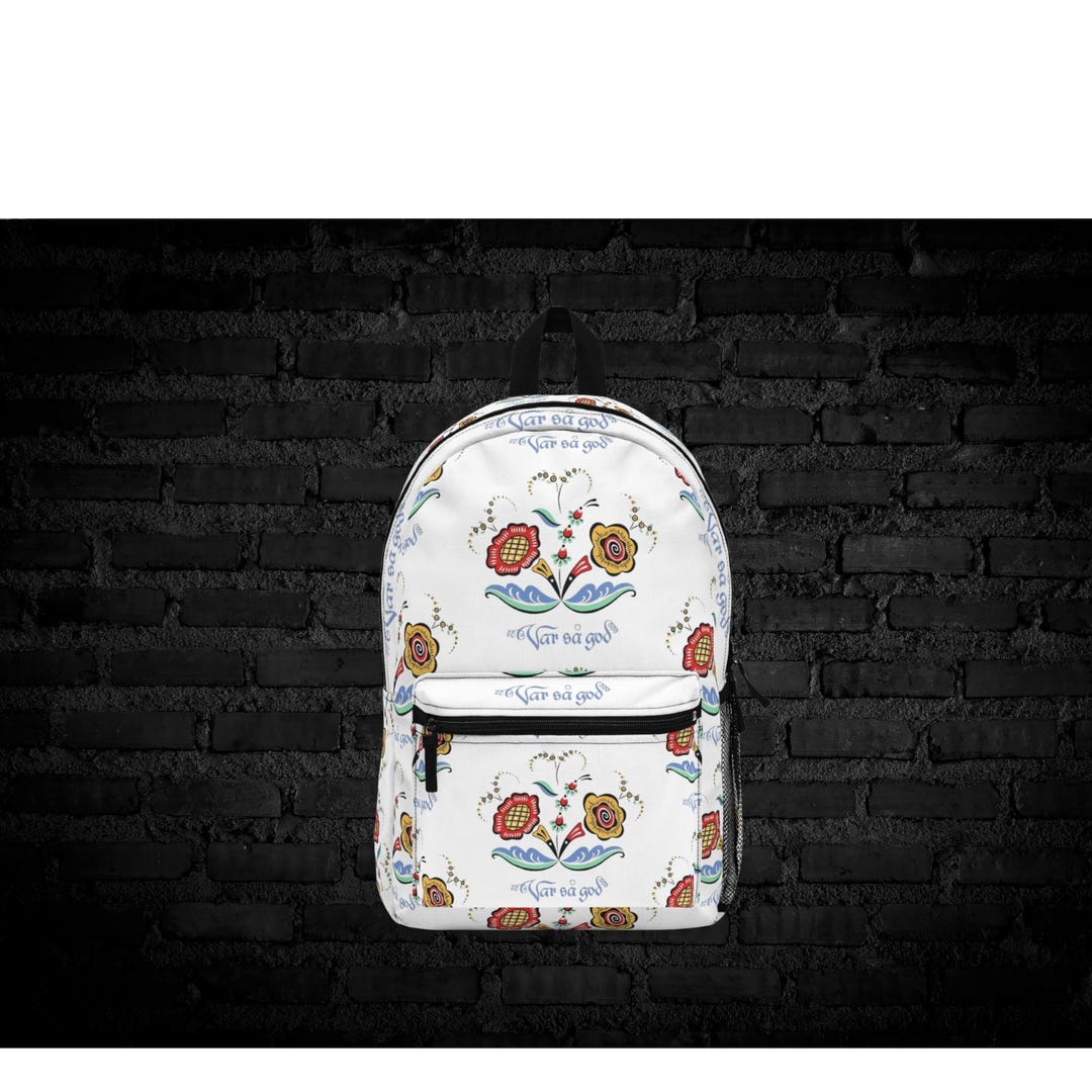 Varsågod Swedish Themed Backpack Var Så God Style Waterproof ...