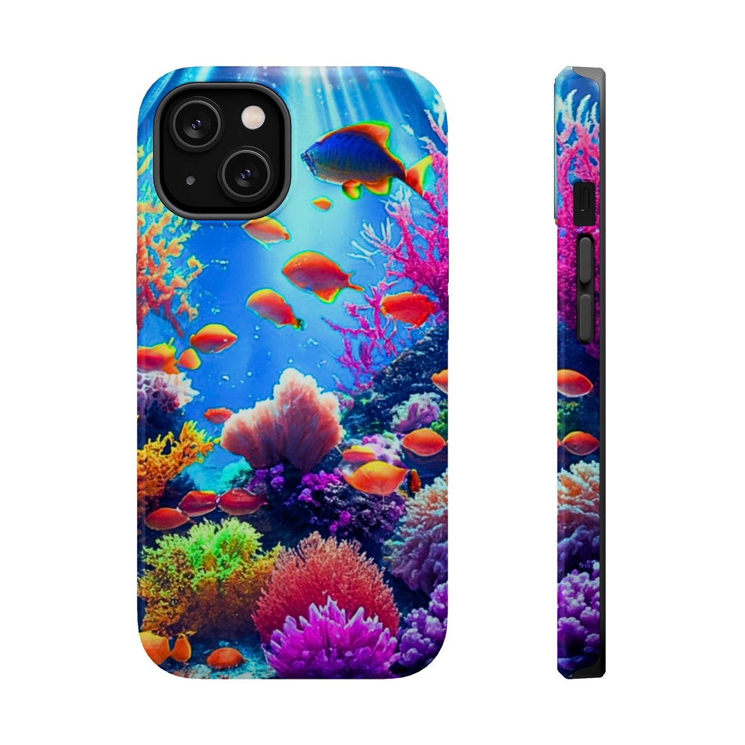 Magsafe Coral Reef Fish Phone Case for Apple Wireless Charging - Etsy