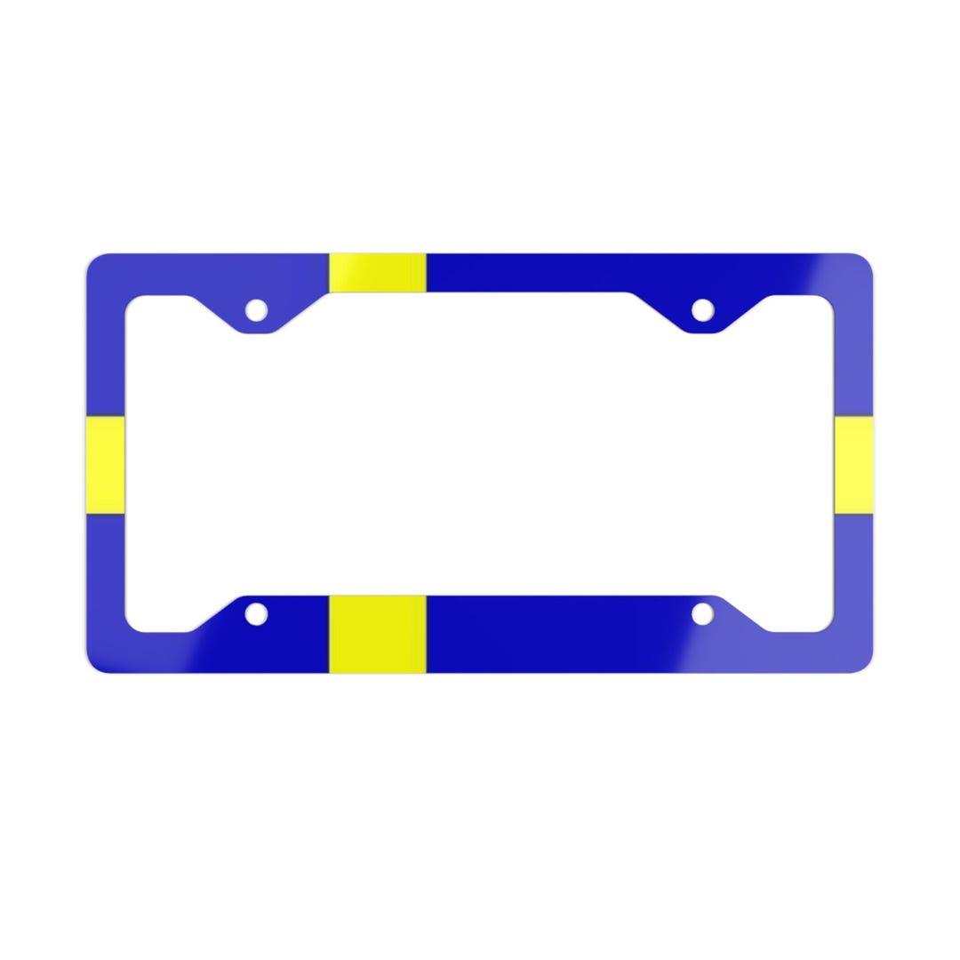 Swedish Flag License Plate Frame: Sweden Pride Car Accessory - Etsy