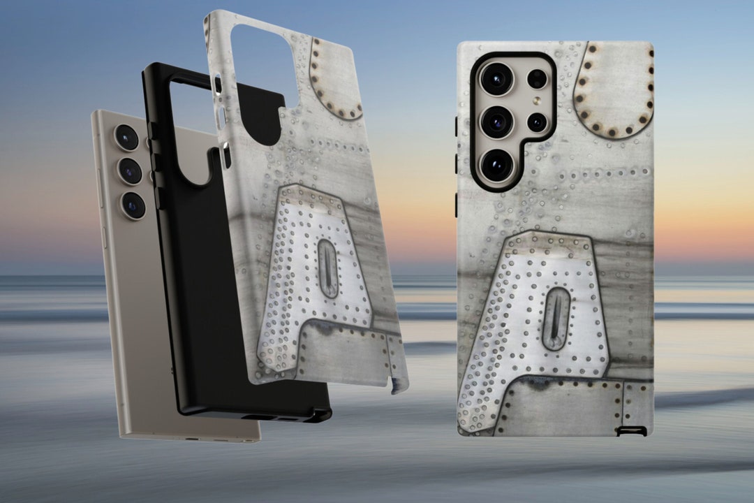 Riveted Aluminum Aviator Look Case for Most Popular Smart Phones ...