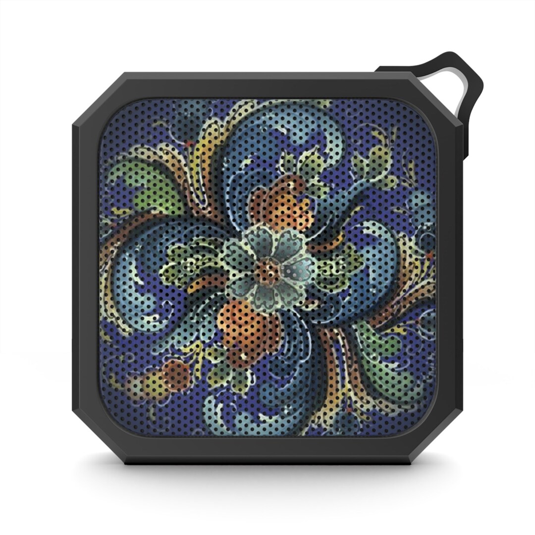 Rosemaling Floral Outdoor Bluetooth Speaker Rosemaling Blackwater Brand ...