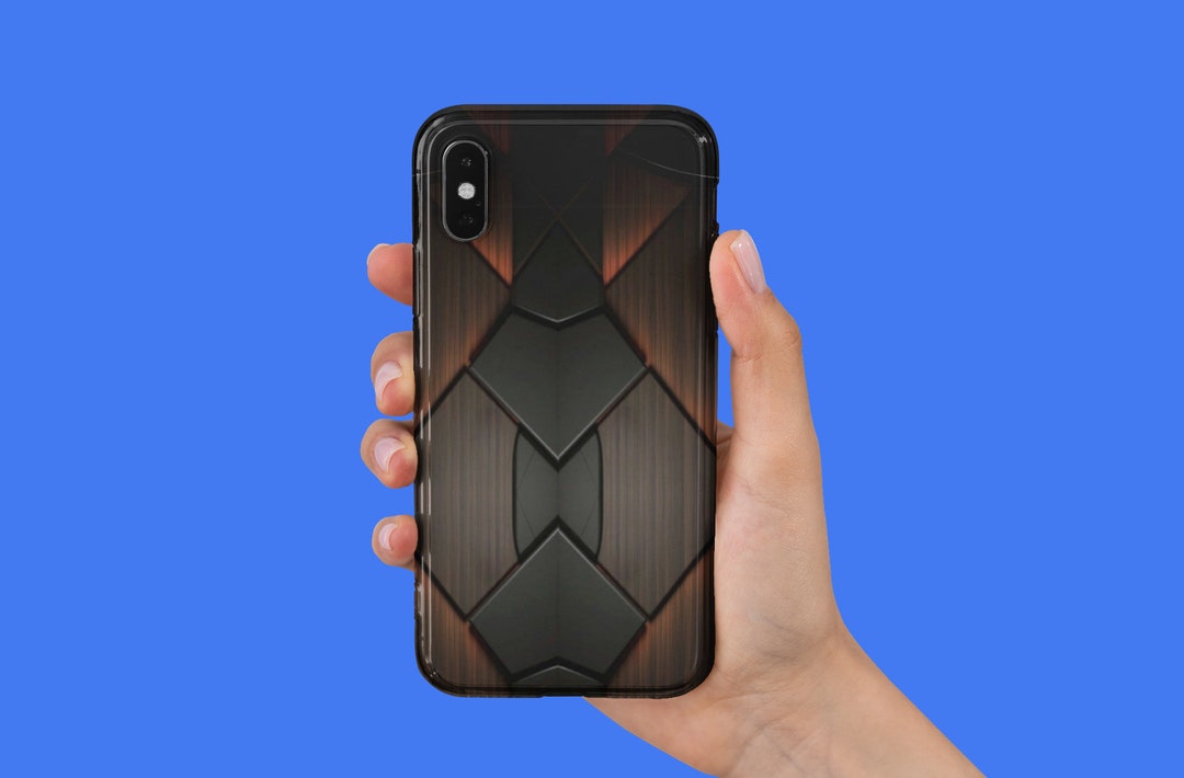 Carved Wood Look Phone Case Exotic Wood Printed Polycarbonate Dual ...