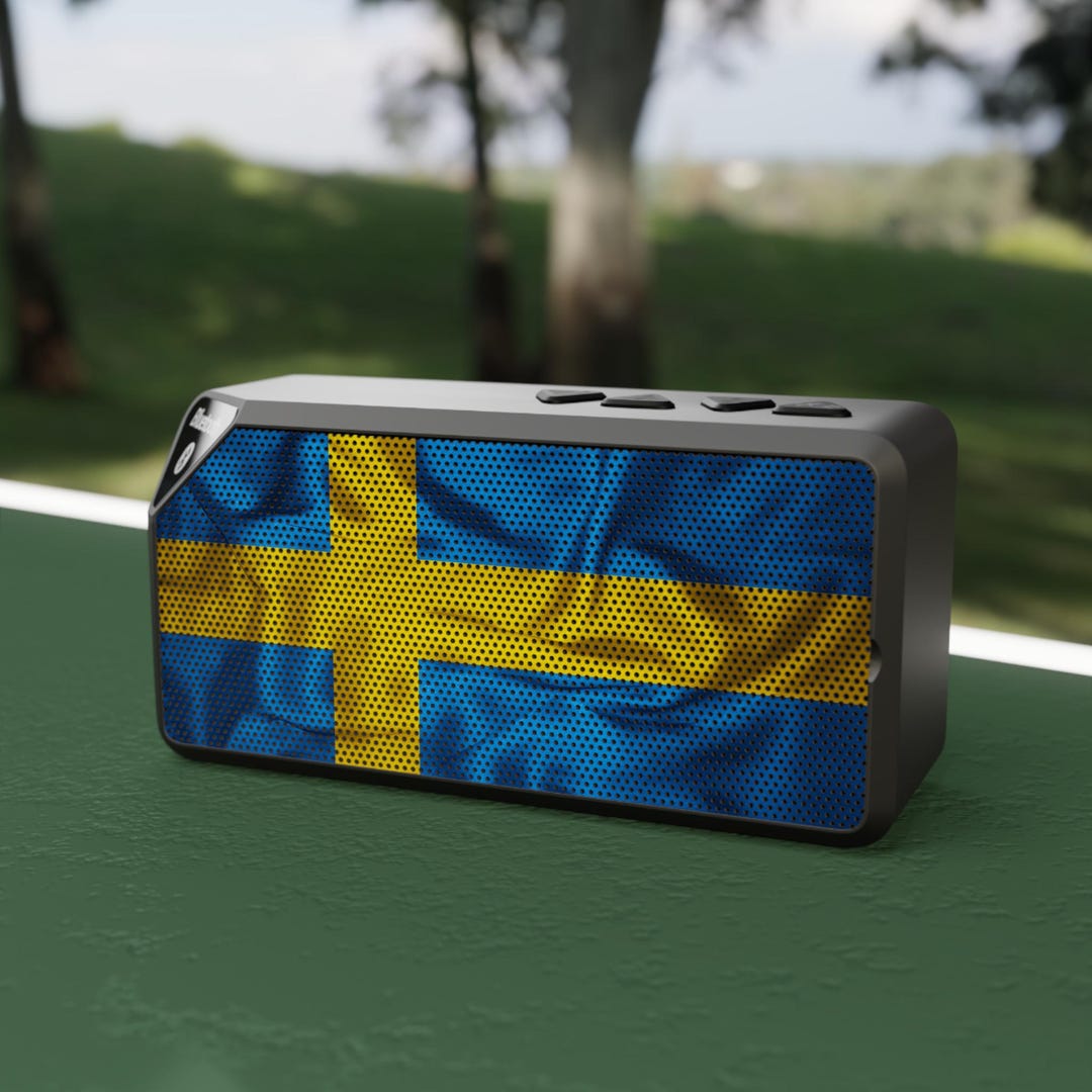 Swedish Flag Jabba Bluetooth Speaker Scandinavian Gift for Swede ...