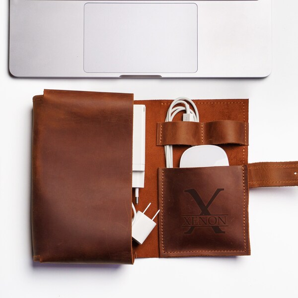 Leather Tech Accessories - Etsy