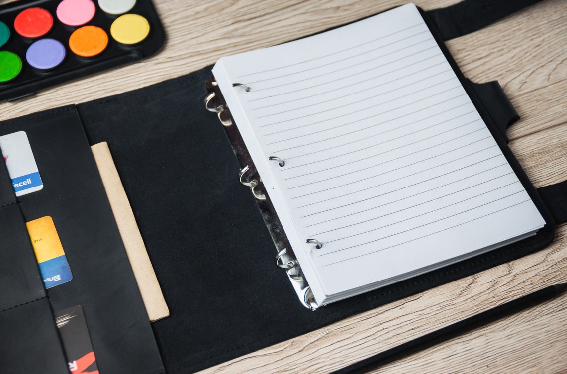 Leather Binder 3-ringleather Binder Coverpersonalized - Etsy