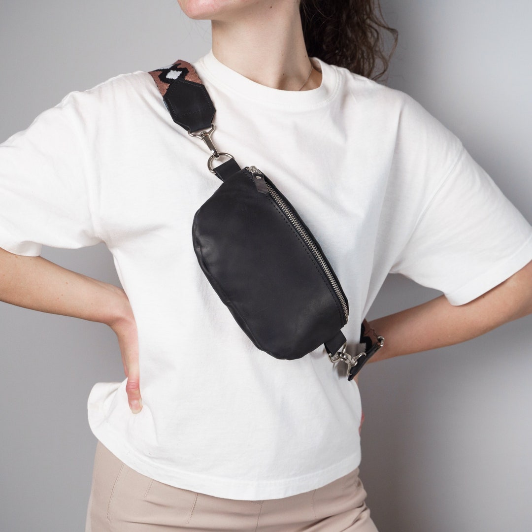 Leather Fanny Pack for Woman,personalised Leather Bumbag,hip Bag for ...