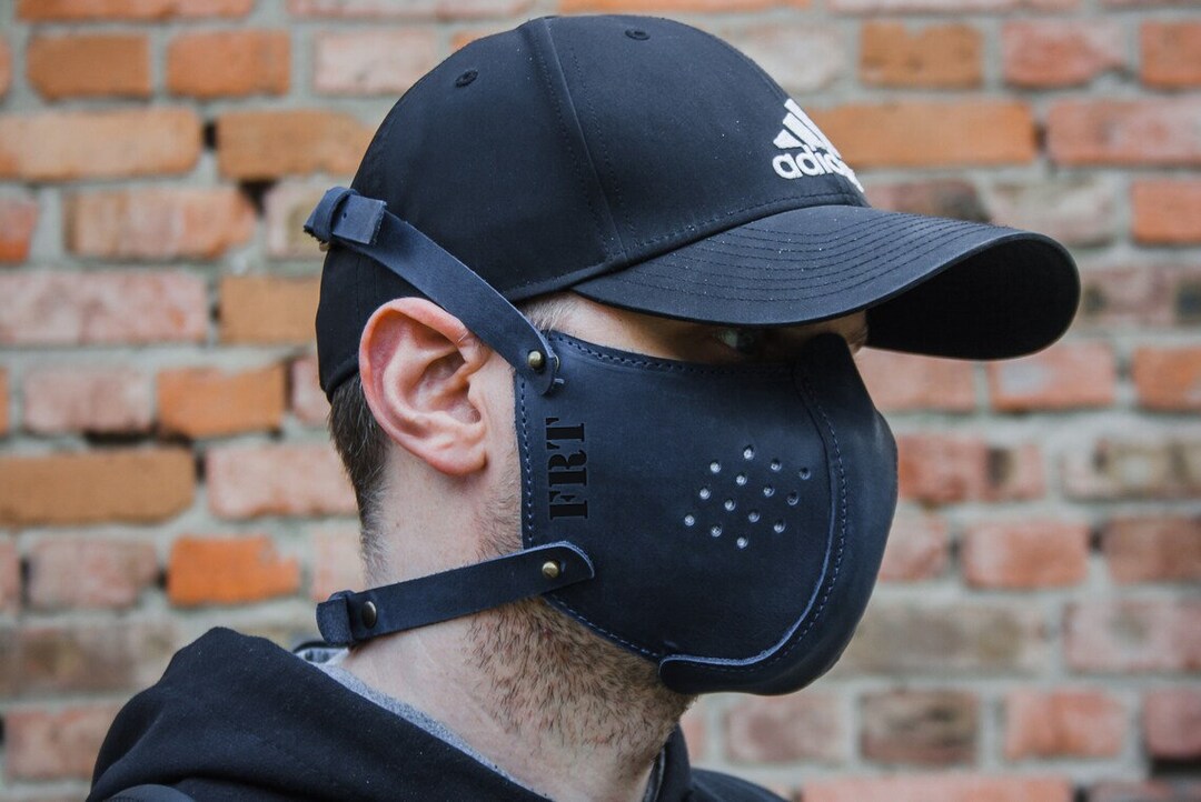 Leather Face Mask,leather Mask Men,custom Leather Mask,leather Mask ...