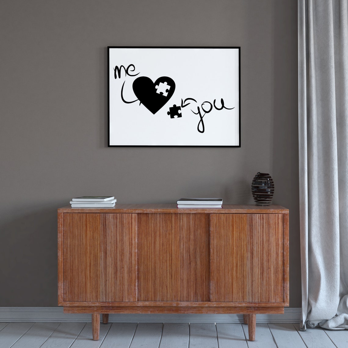 Me Plus You SVG, PNG, Valentine's Day SVG, Heart Puzzle Piece, Romantic ...