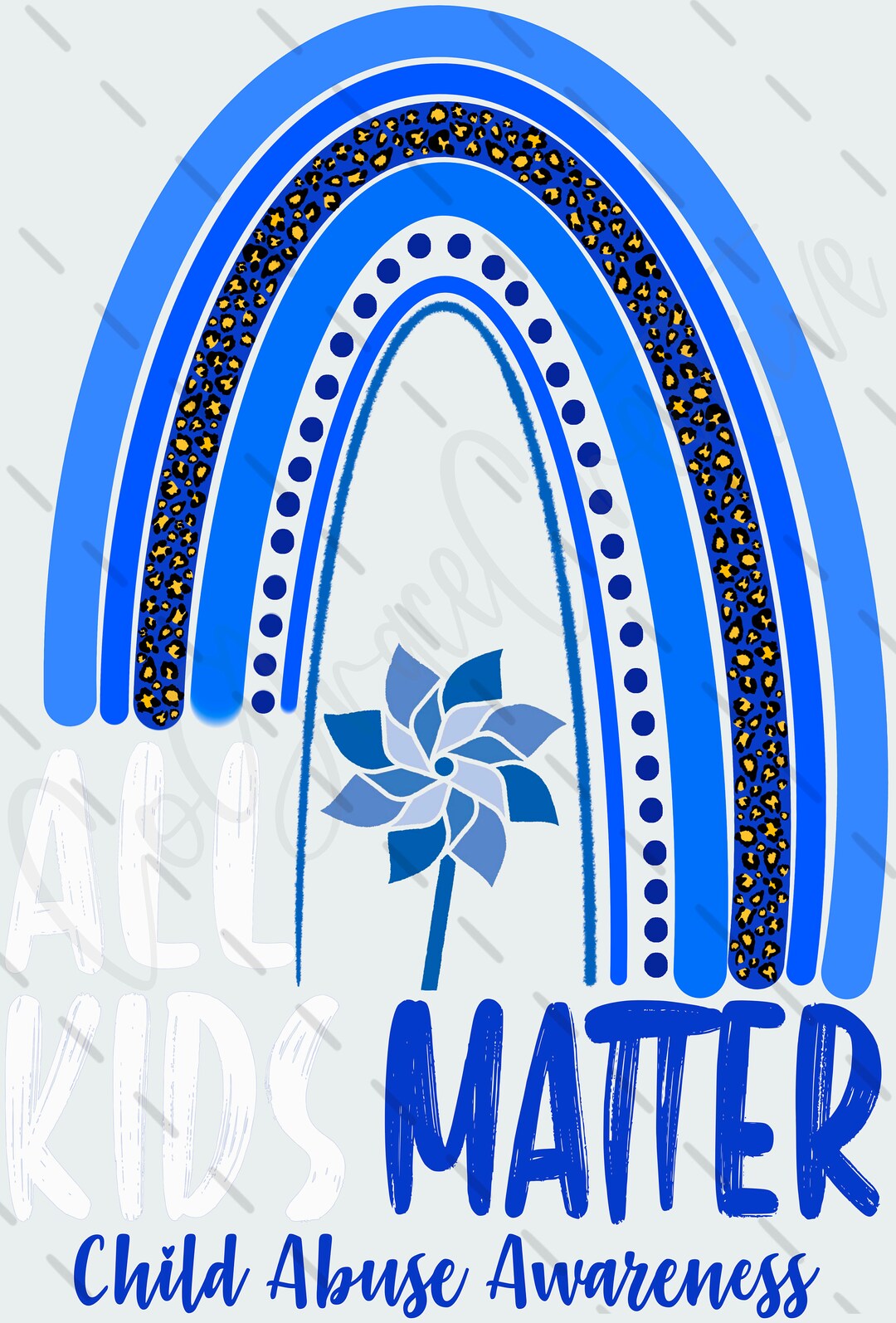 Child Abuse Awareness PNG Digital File All Kids Matter Blue April - Etsy