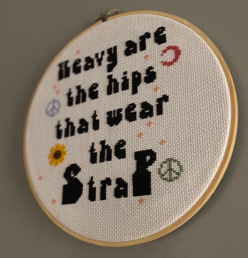 Strap on - Funky Cross Stitch Pattern - Etsy