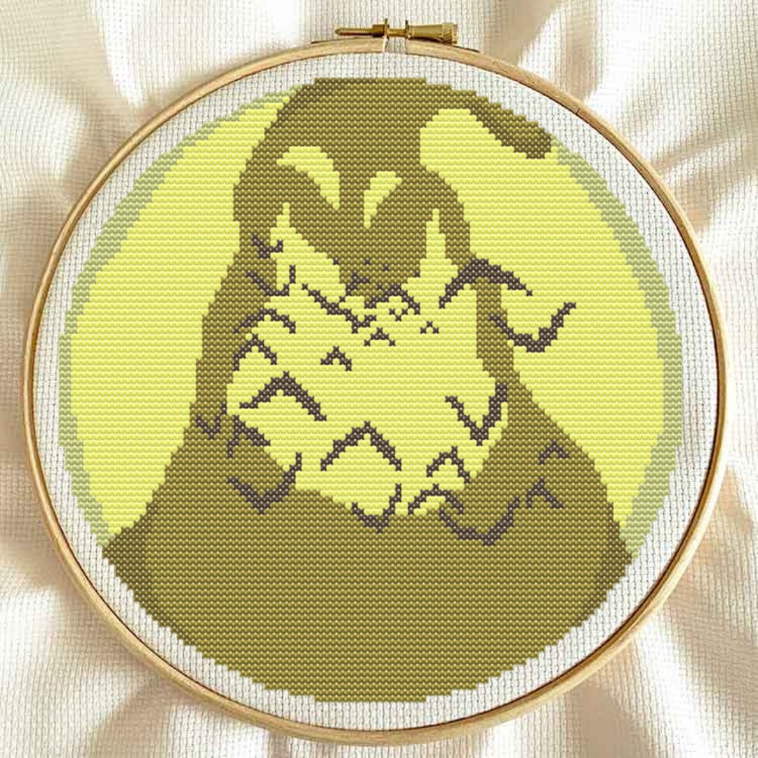 Oogie Boogie Moon - Cross Stitch Pattern - Etsy