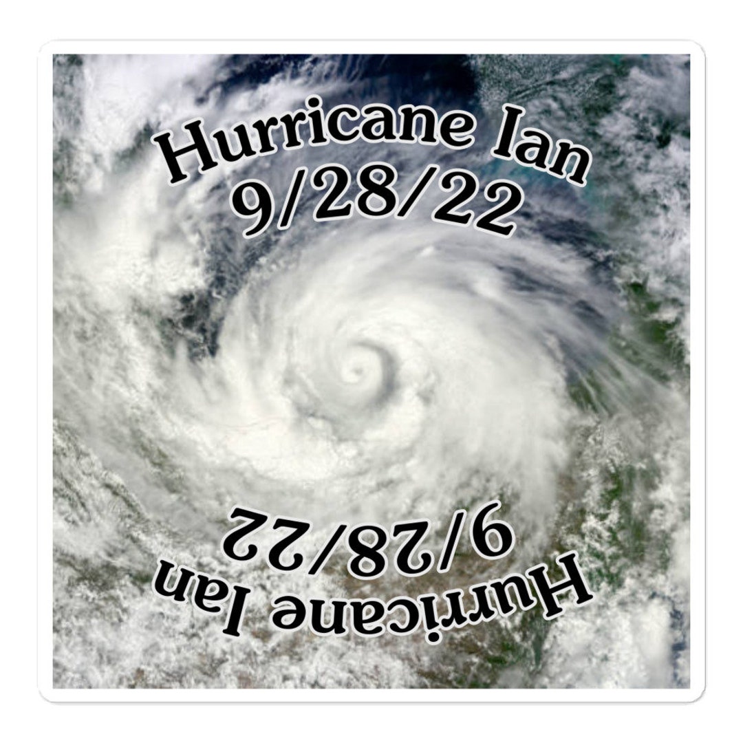 Hurricane Ian Stickers - Etsy