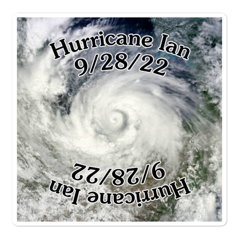 Hurricane Ian Stickers - Etsy