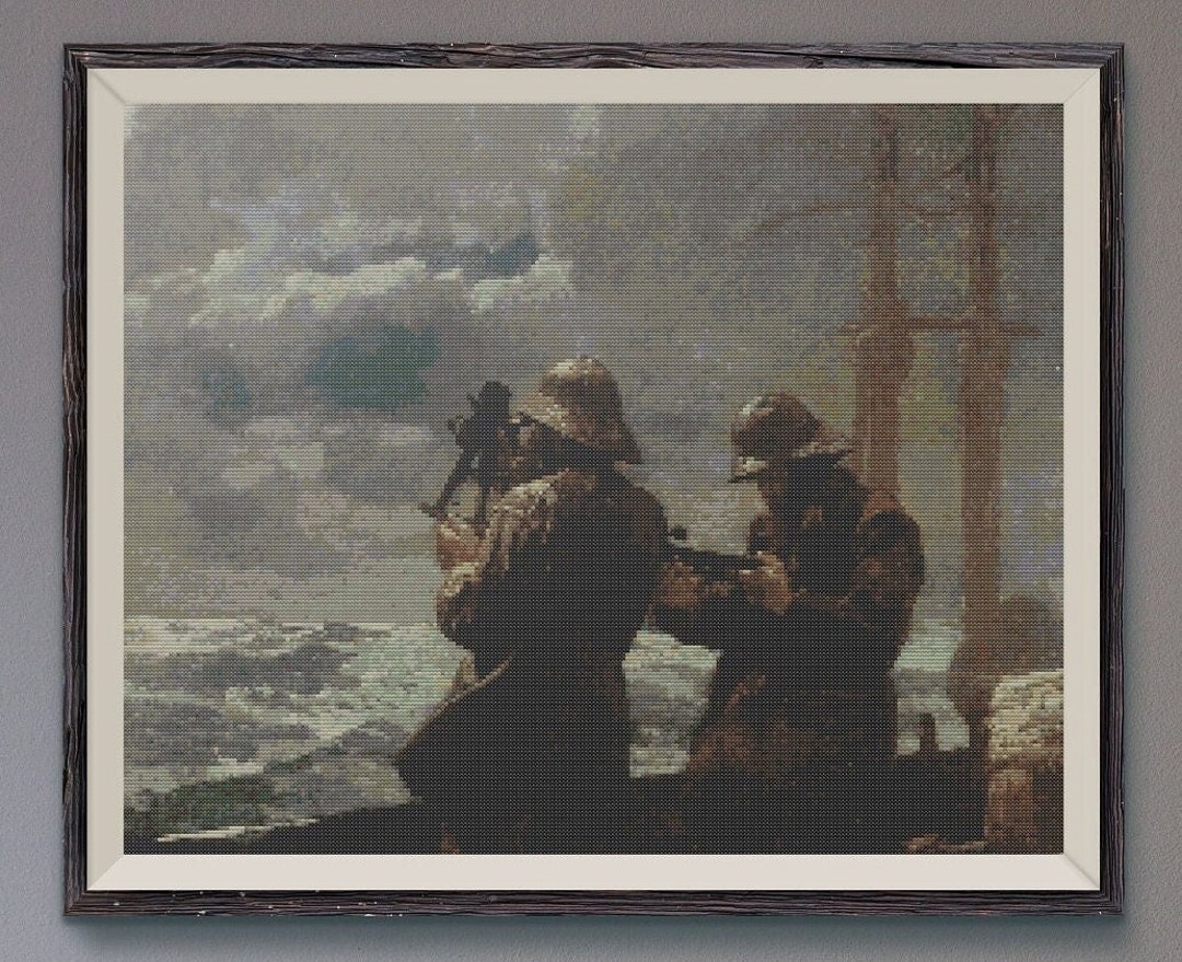 Eight Bells by Winslow Homer, Cross Stitch Pattern, Famous Painting ...